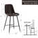 Zipcode Design™ Caban Upholstered 26'' Counter Stool with Metal Frame ...