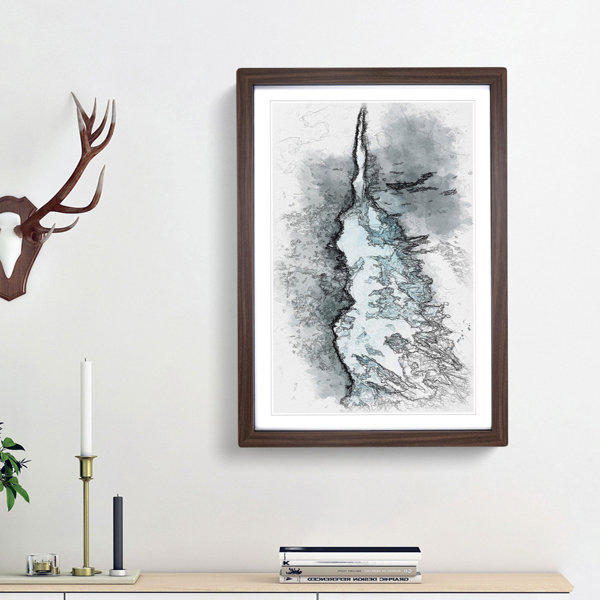 East Urban Home The Middle of the Wave - Picture Frame Painting Print ...
