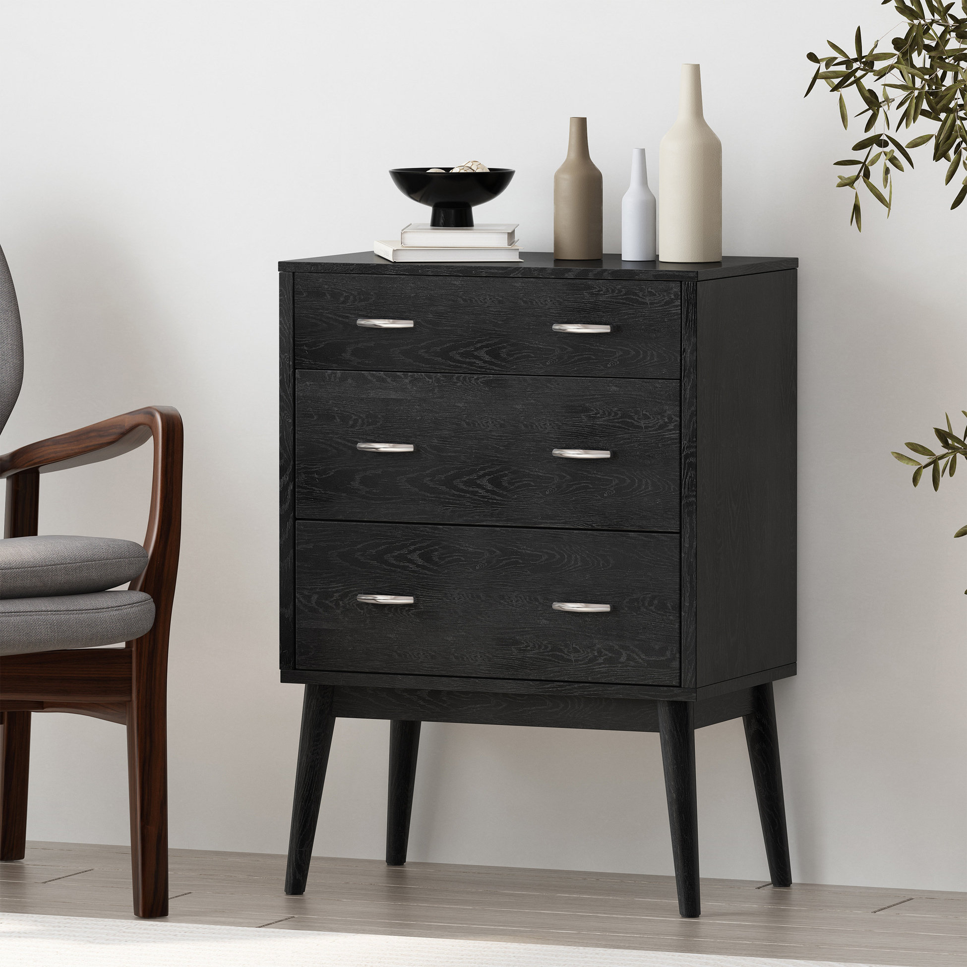 George Oliver Coby 3-DRAWER CHEST | Wayfair