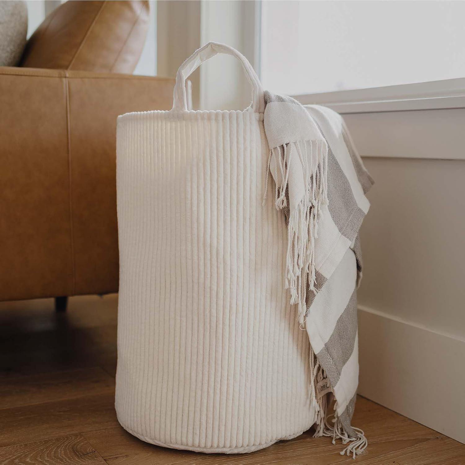 Ebern Designs Laundry Basket Hamper – Blanket Basket For Organizing ...