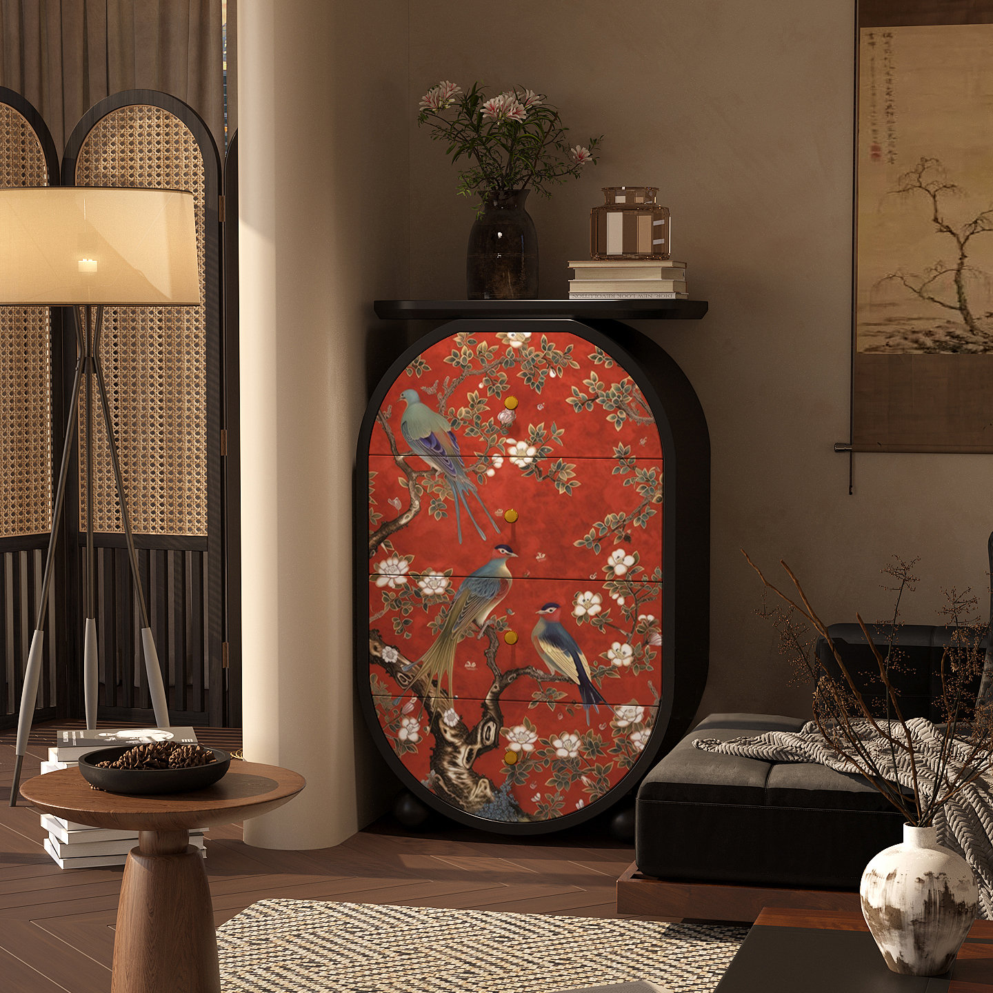 HomeLuxea French four drawers cabinet - Wayfair Canada