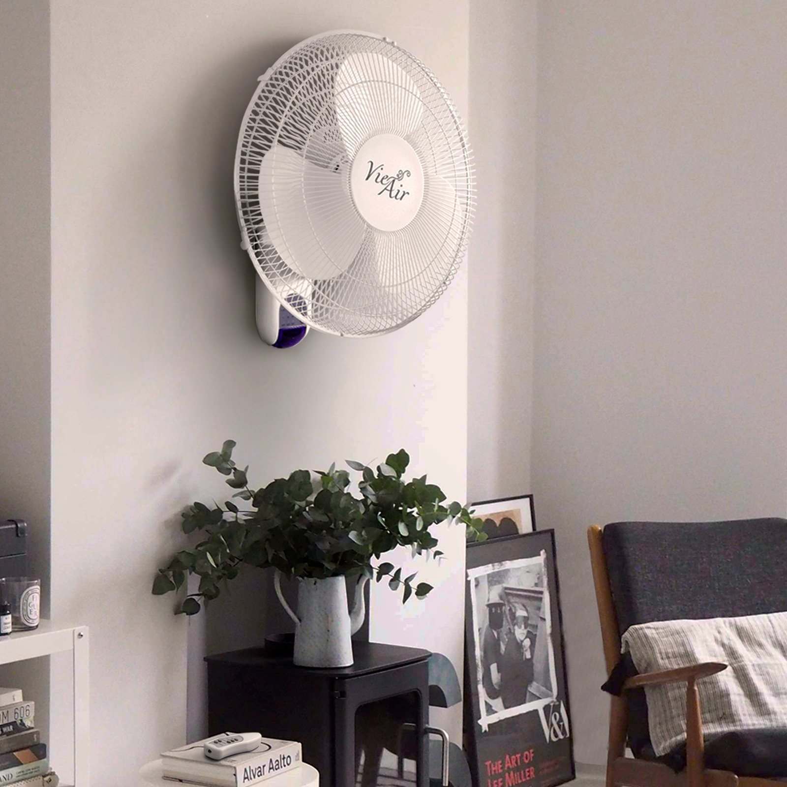 Vie Air Vie Oscillating Wall Mounted Fan & Reviews | Wayfair