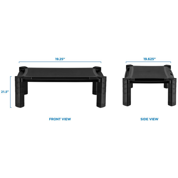 Mount-It! Height Adjustable Desktop Computer Monitor Riser for PC and ...