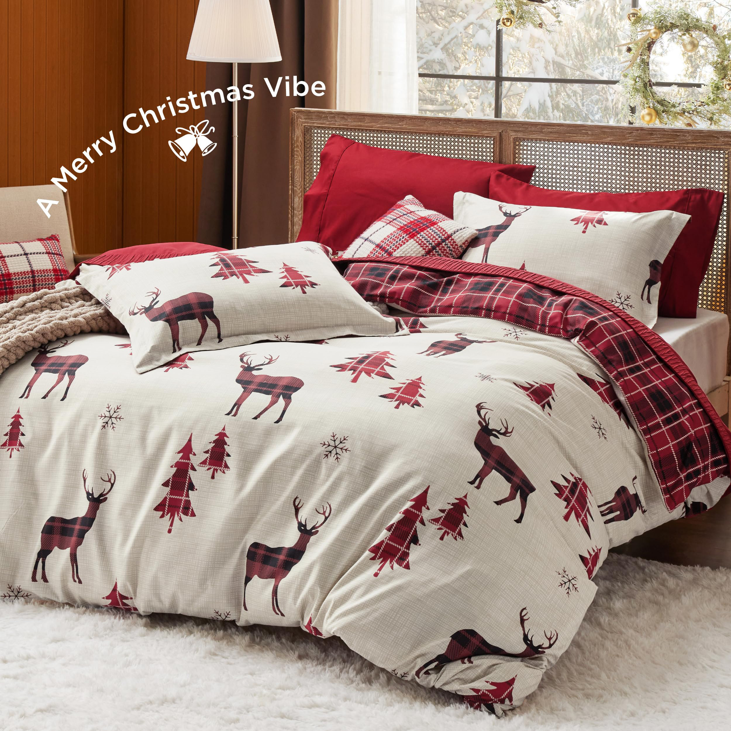 Bedsure Holiday Christmas Duvet Cover | Wayfair