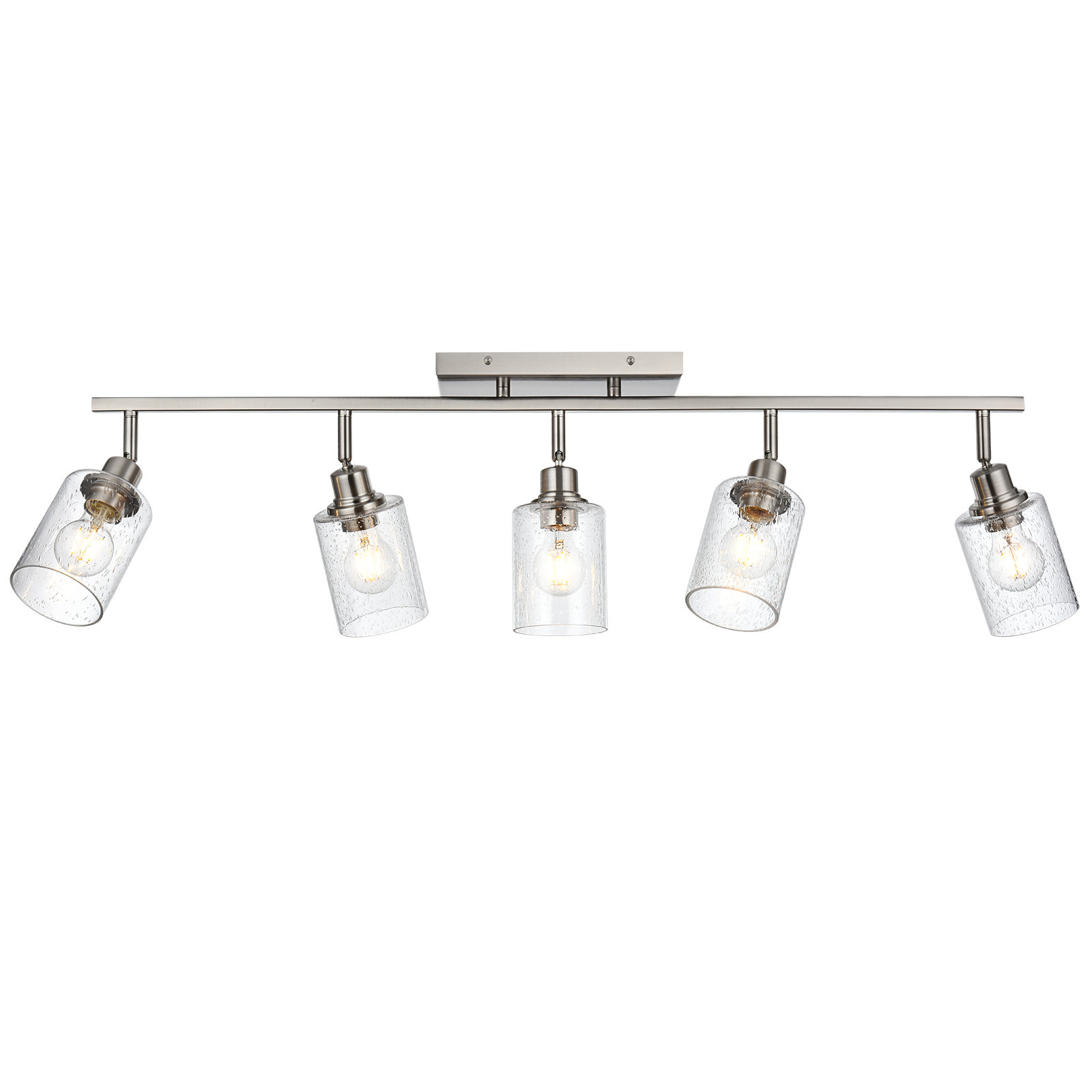Breakwater Bay Modern Complete Track Lighting Kits 5 Lights Brushed ...