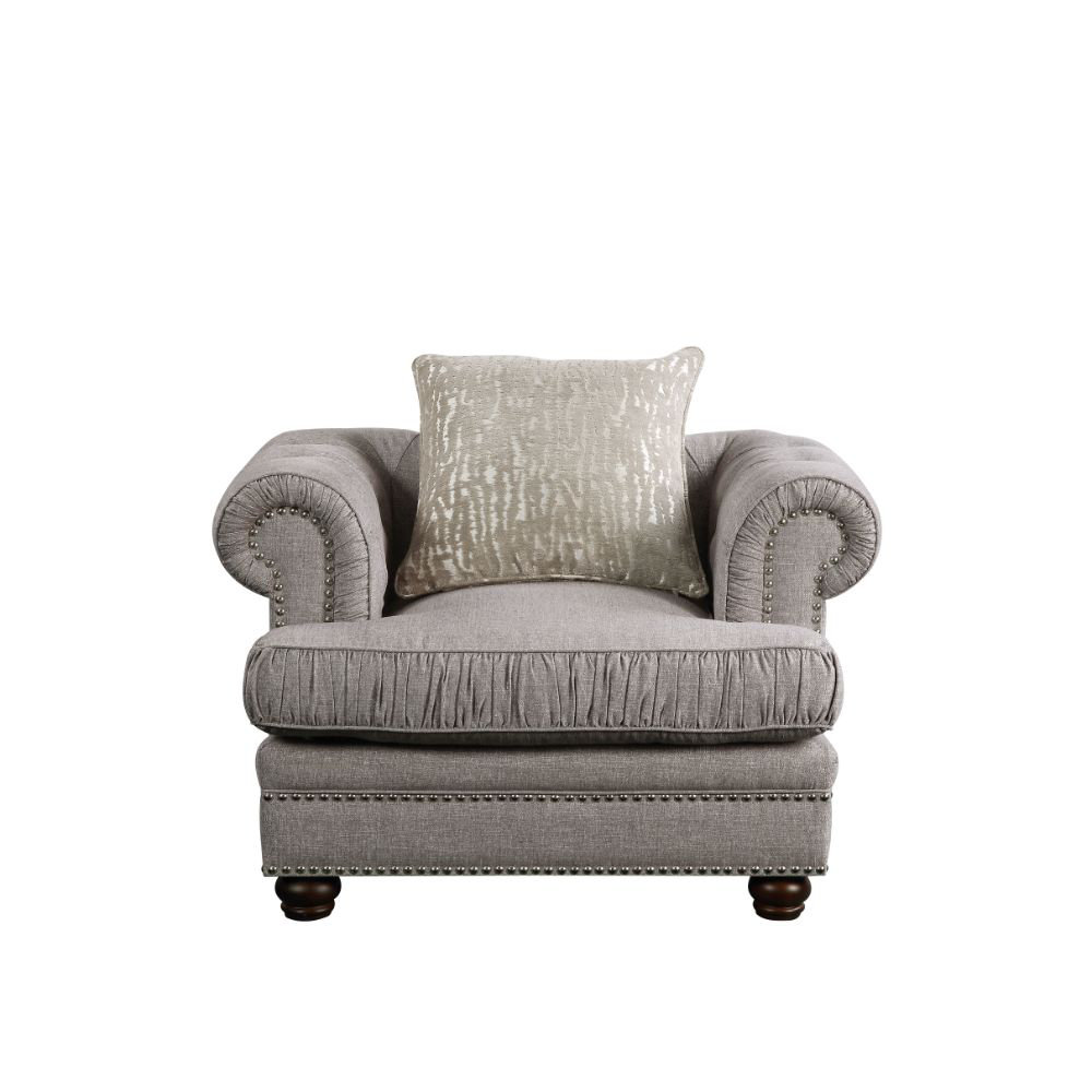 Charlton Home Daut Upholstered Chesterfield Chair - Wayfair Canada