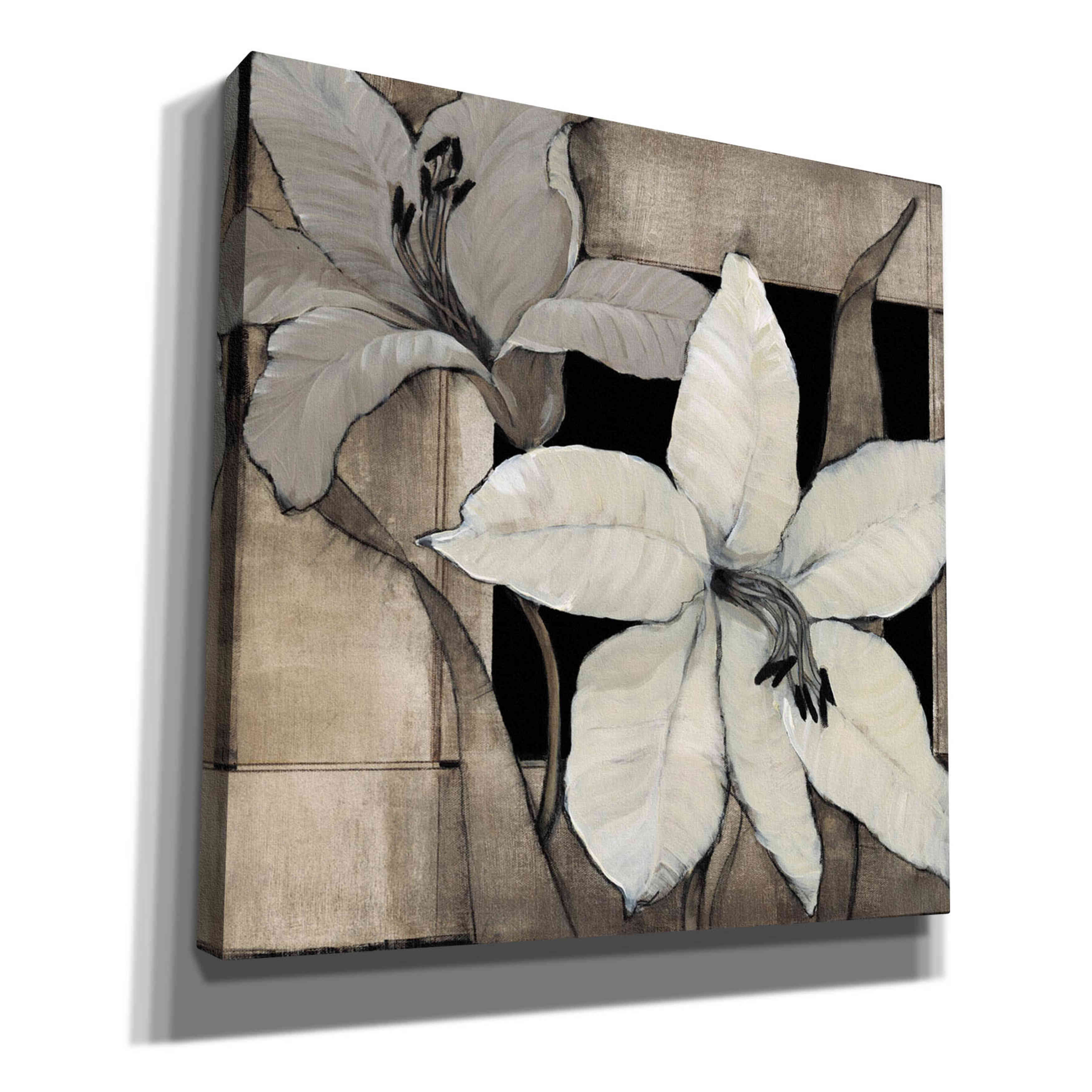 Red Barrel Studio® Dramatic Lily Grid II' By Tim O'toole, Canvas Wall ...