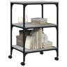 Williston Forge Printer Stand 3-Tier 19.7"X16.1"X29.5" Engineered Wood ...