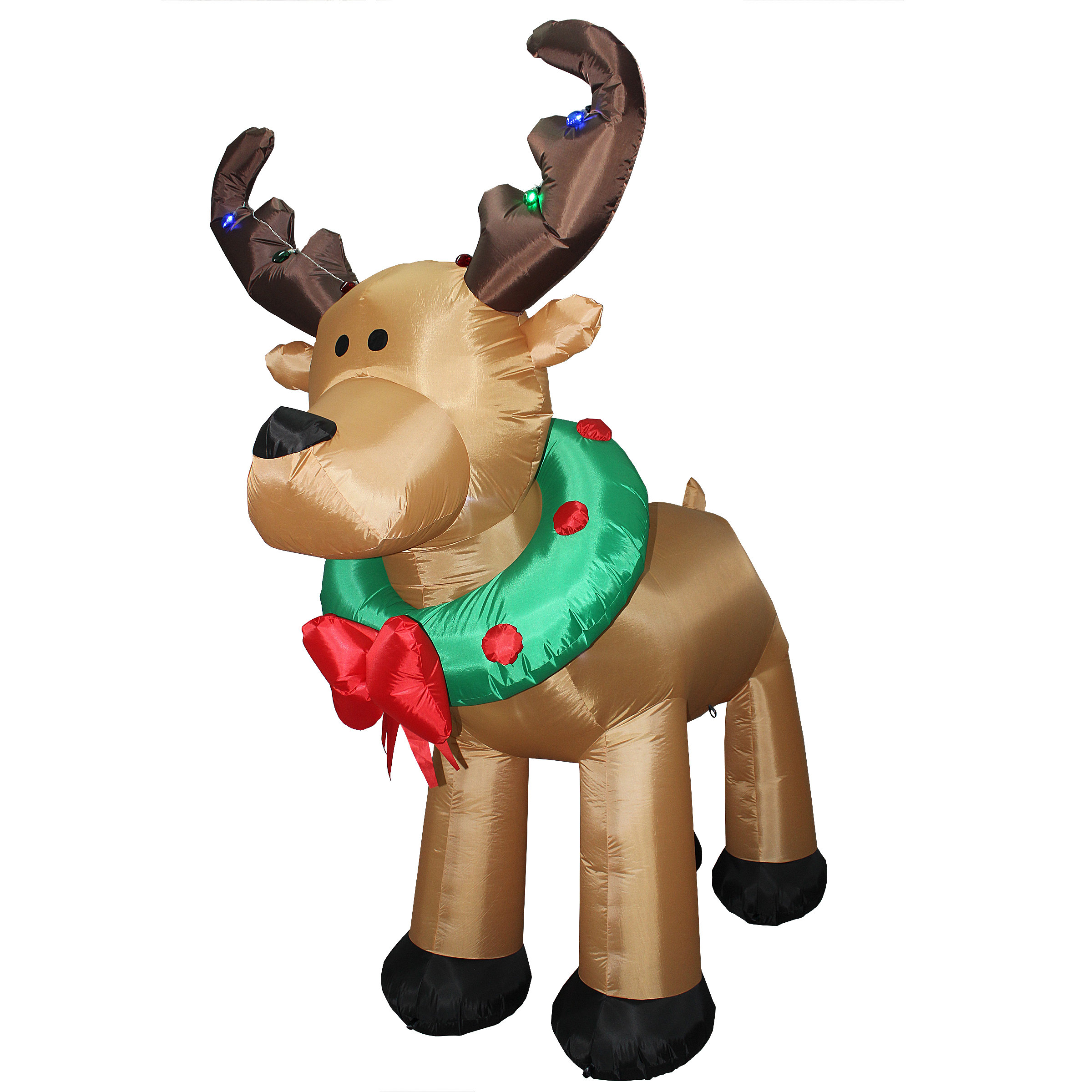 The Holiday Aisle® 8 ft. Inflatable Reindeer & Reviews | Wayfair