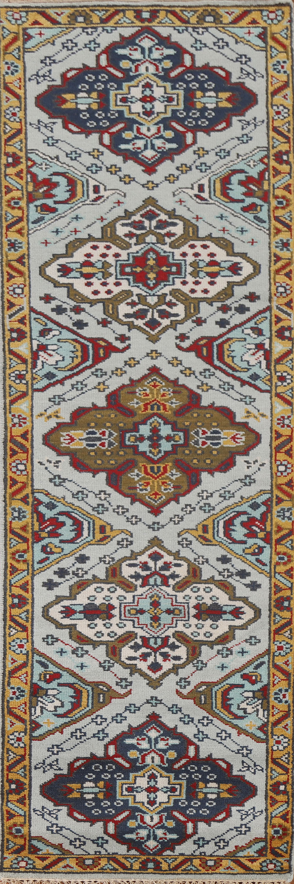 Wildon Home® Geometric Traditional Wool Runner Rug 3x10 | Wayfair