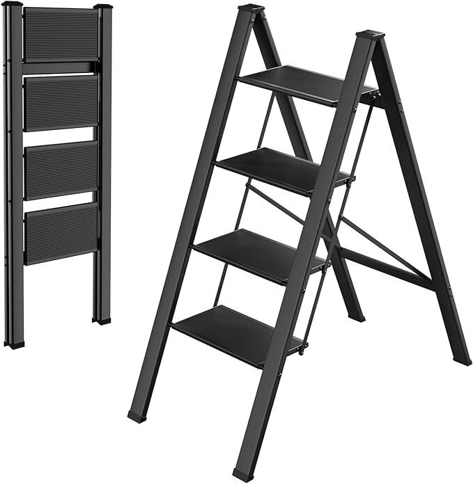 WFX Utility™ 4 Step Folding Aluminum Step Ladder - Wayfair Canada