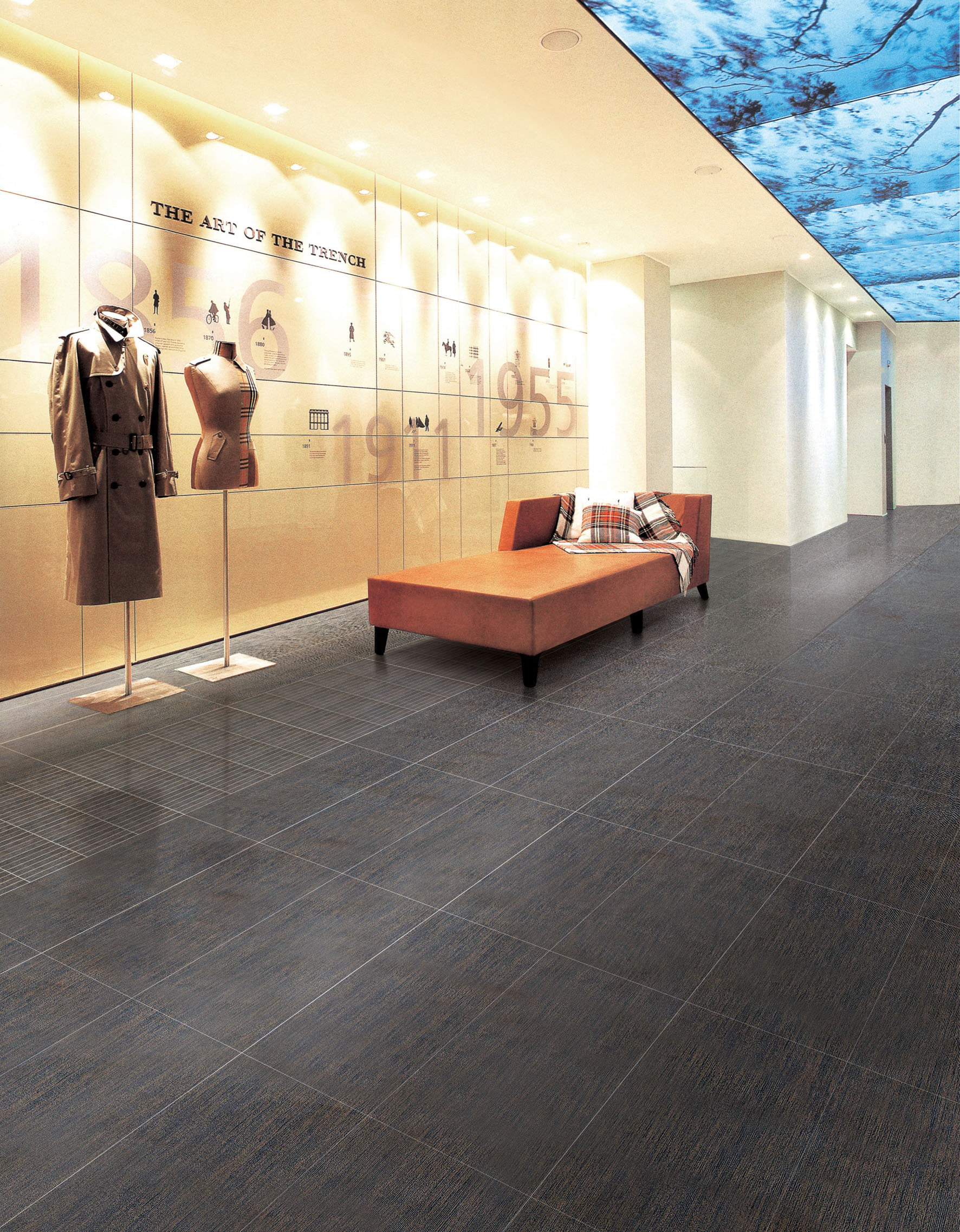 Emser Tile Perspective 12'' L x 3'' W Porcelain Bullnose Tile Trim ...