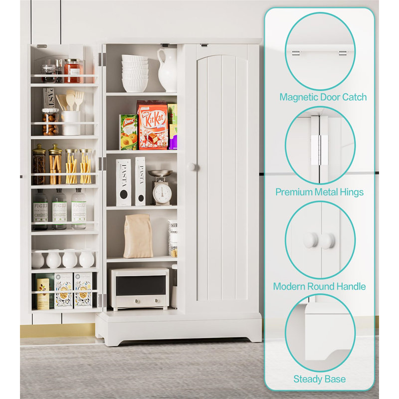 Winston Porter Rheata Kitchen Pantry | Wayfair