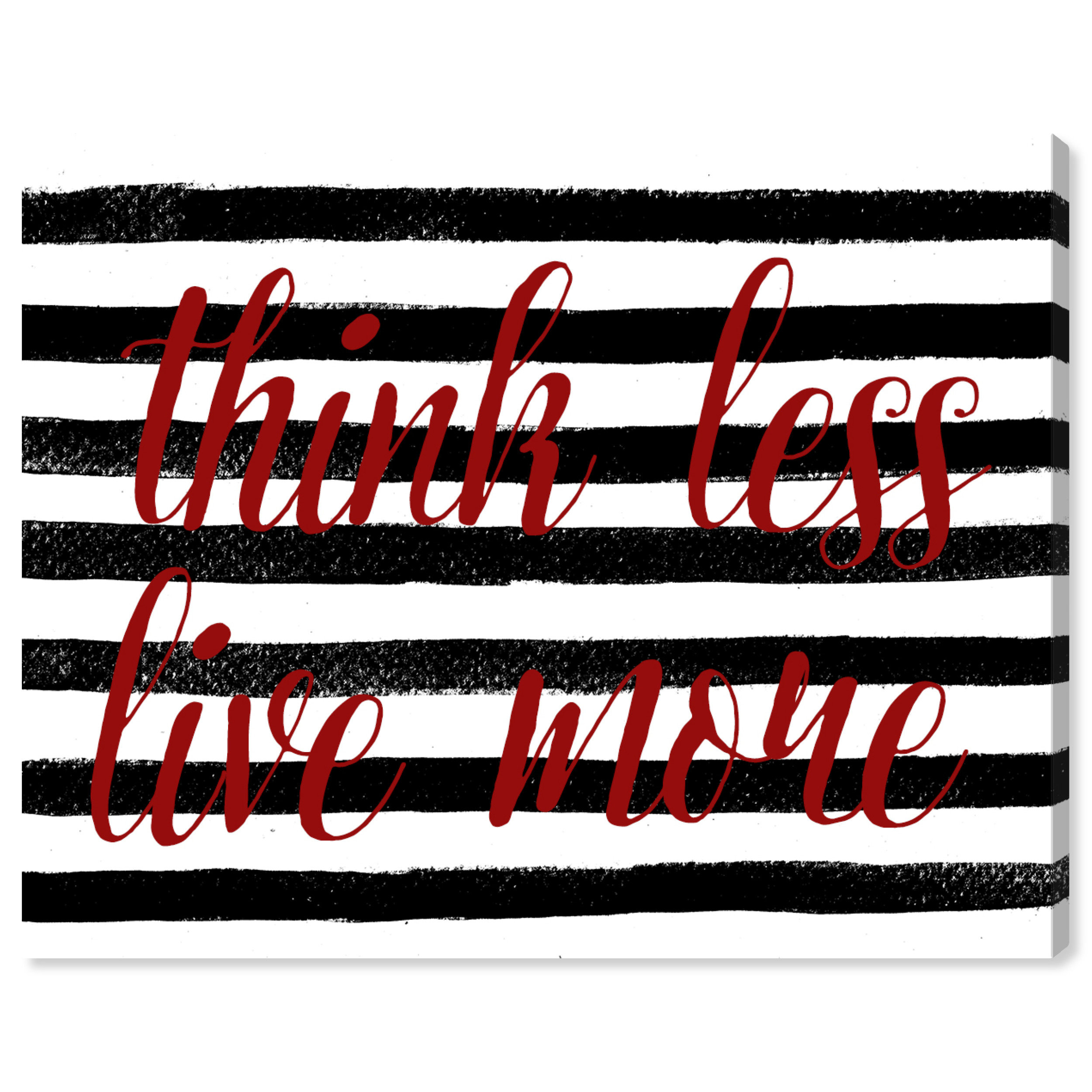 Art Remedy 'Happiness Quotes And Sayings Let's Live Life' Art - Wayfair ...