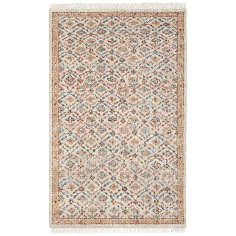 Bungalow Rose Hand Knotted Wool Trellis Rug & Reviews | Wayfair