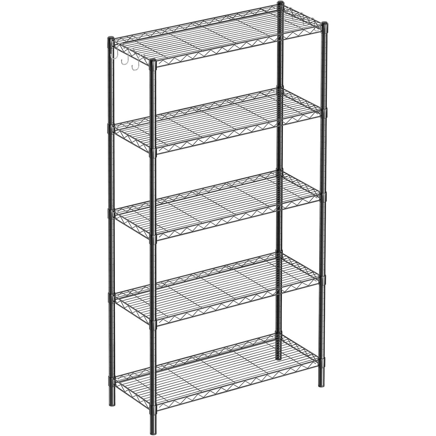 Rebrilliant Adjustable Metal Shelf Wire Shelving Unit Heavy Duty ...