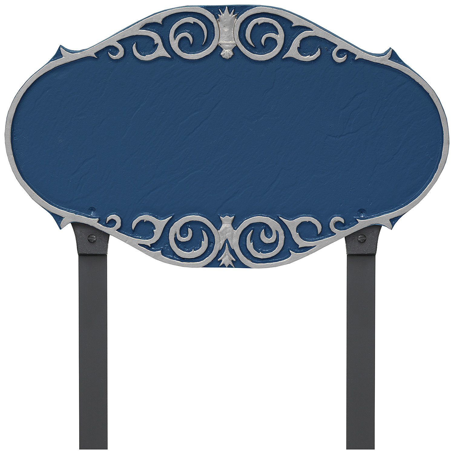 Montague Metal Products Inc. Victorian Address Sign Plaque with Lawn ...