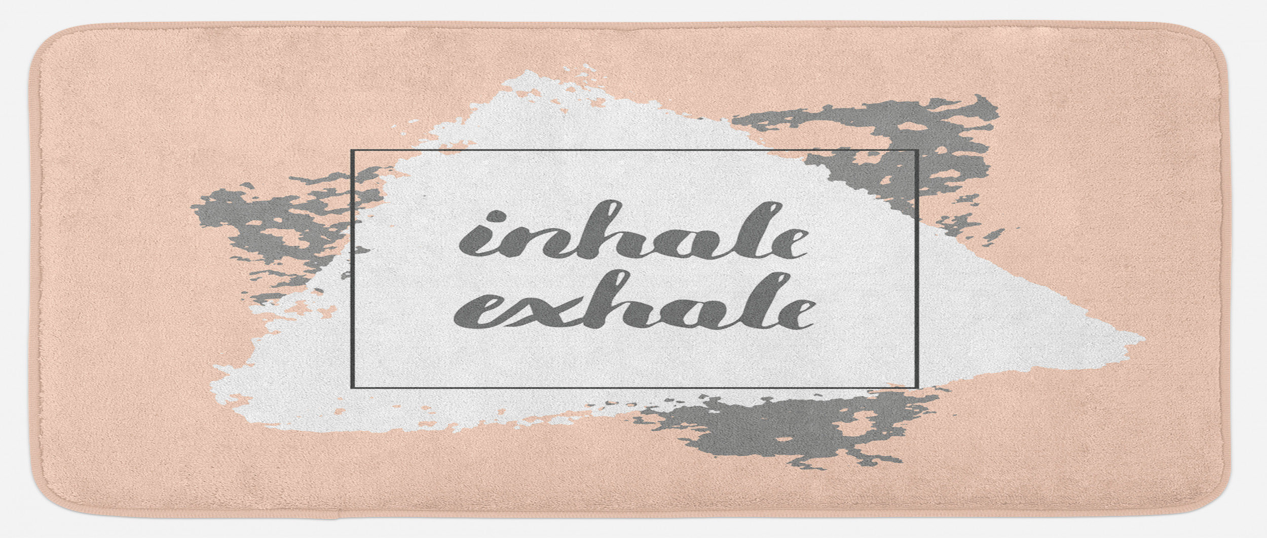 East Urban Home Inhale Exhale Kitchen Mat | Wayfair