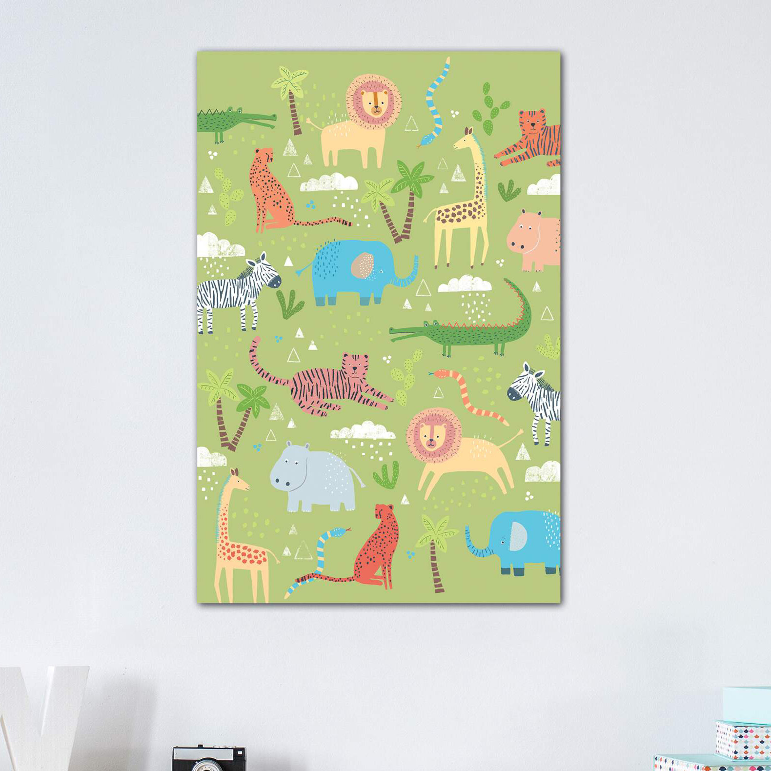 East Urban Home Jungle Chums III by Nancy Mckenzie - Painting Print ...