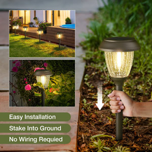 ALHAMBRA Bronze Low Voltage Solar Integrated LED Bronze Pathway Light ...