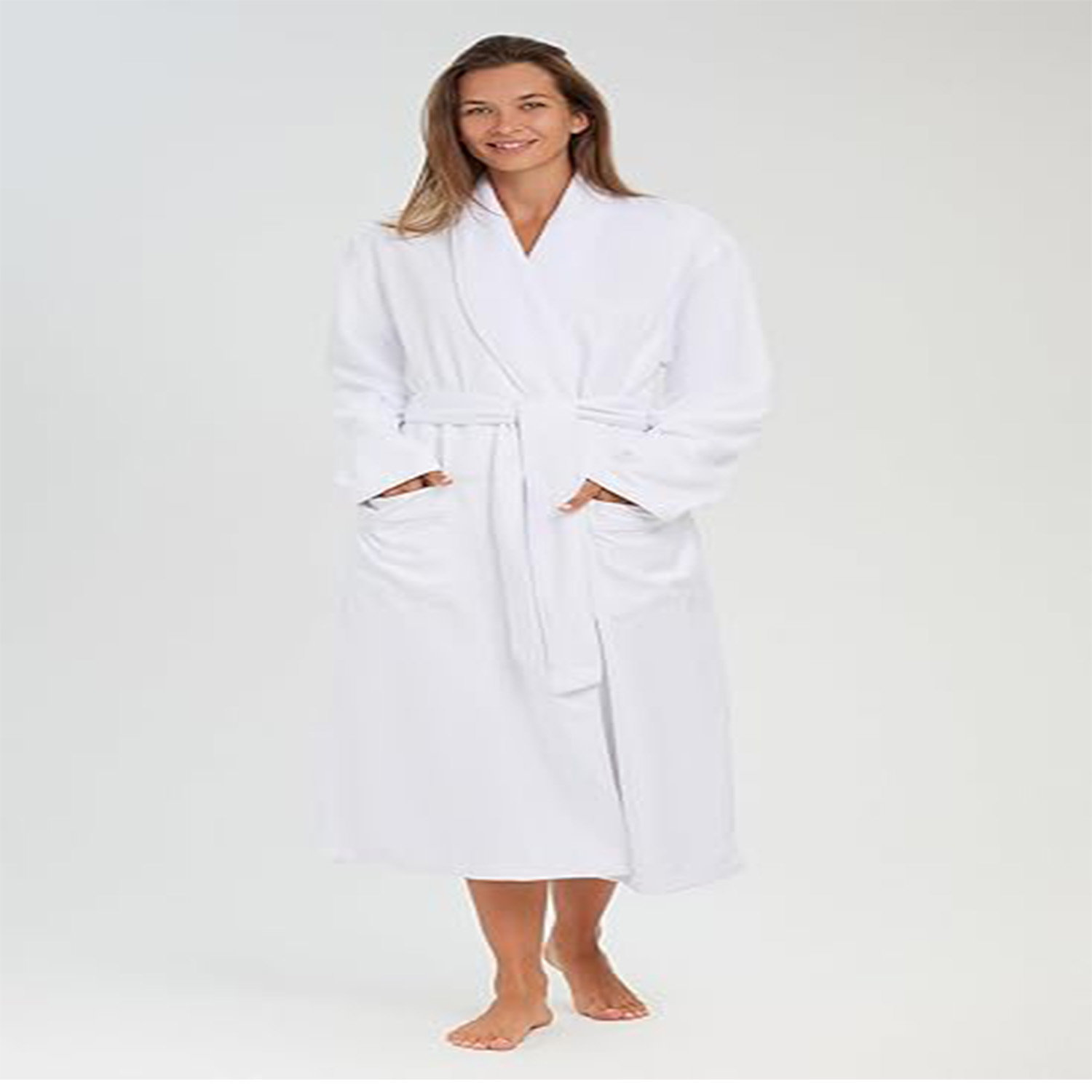 ENDOSTO Plush Lined Microfiber Bath Robe - Super Soft | Wayfair