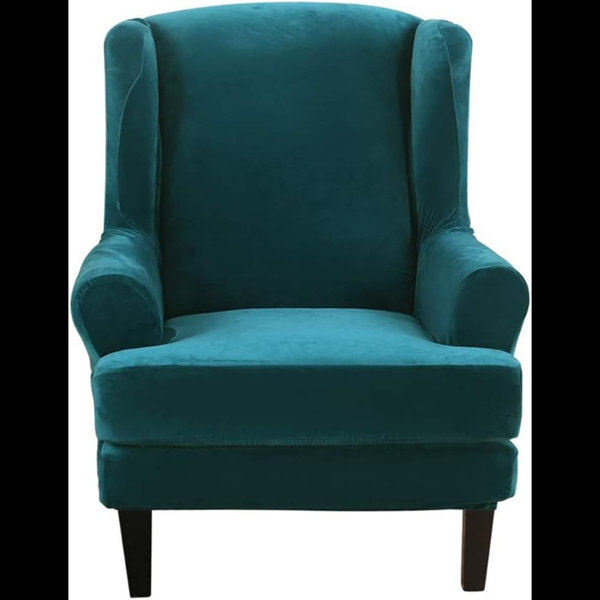 Wildon Home® T Cushion Wingback Slipcover | Wayfair