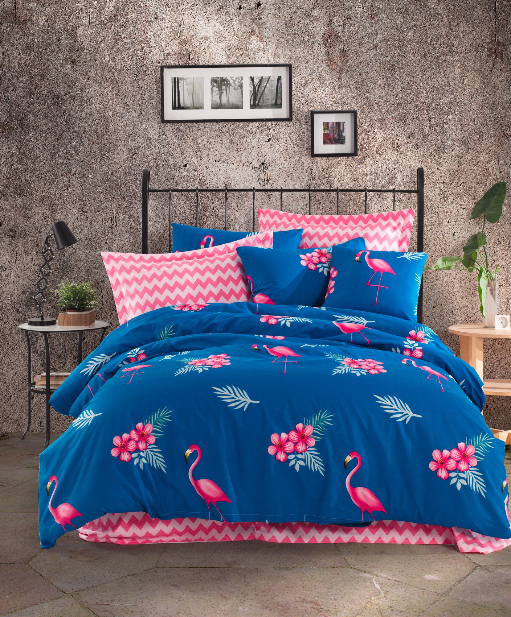 Asir Group INC Espada Blue 100% Cotton Duvet Cover Set | Wayfair