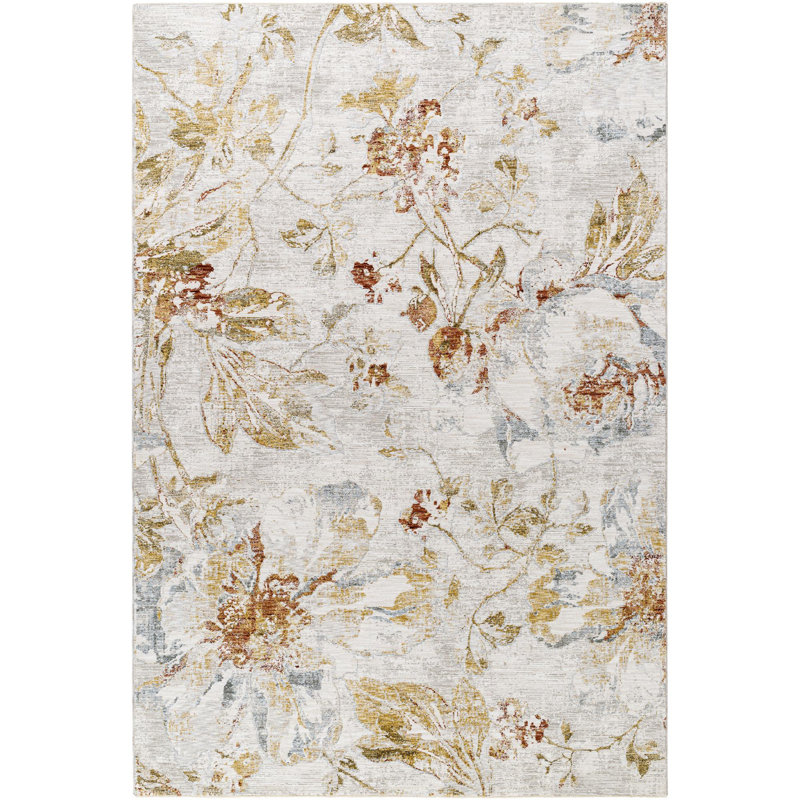 Wildon Home® Ciel Medium Brown/Rust Area Rug | Wayfair