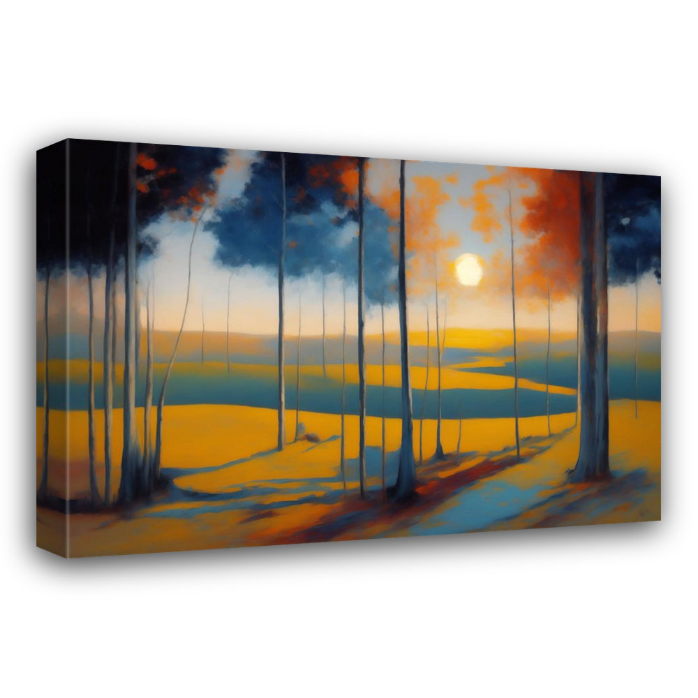 Red Barrel Studio® Frosa Brilliant Trees-Eighty-Five On Canvas by ...
