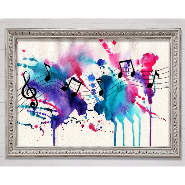 Bright Star Musical Notes 1 - Single Picture Frame Art Prints | Wayfair ...