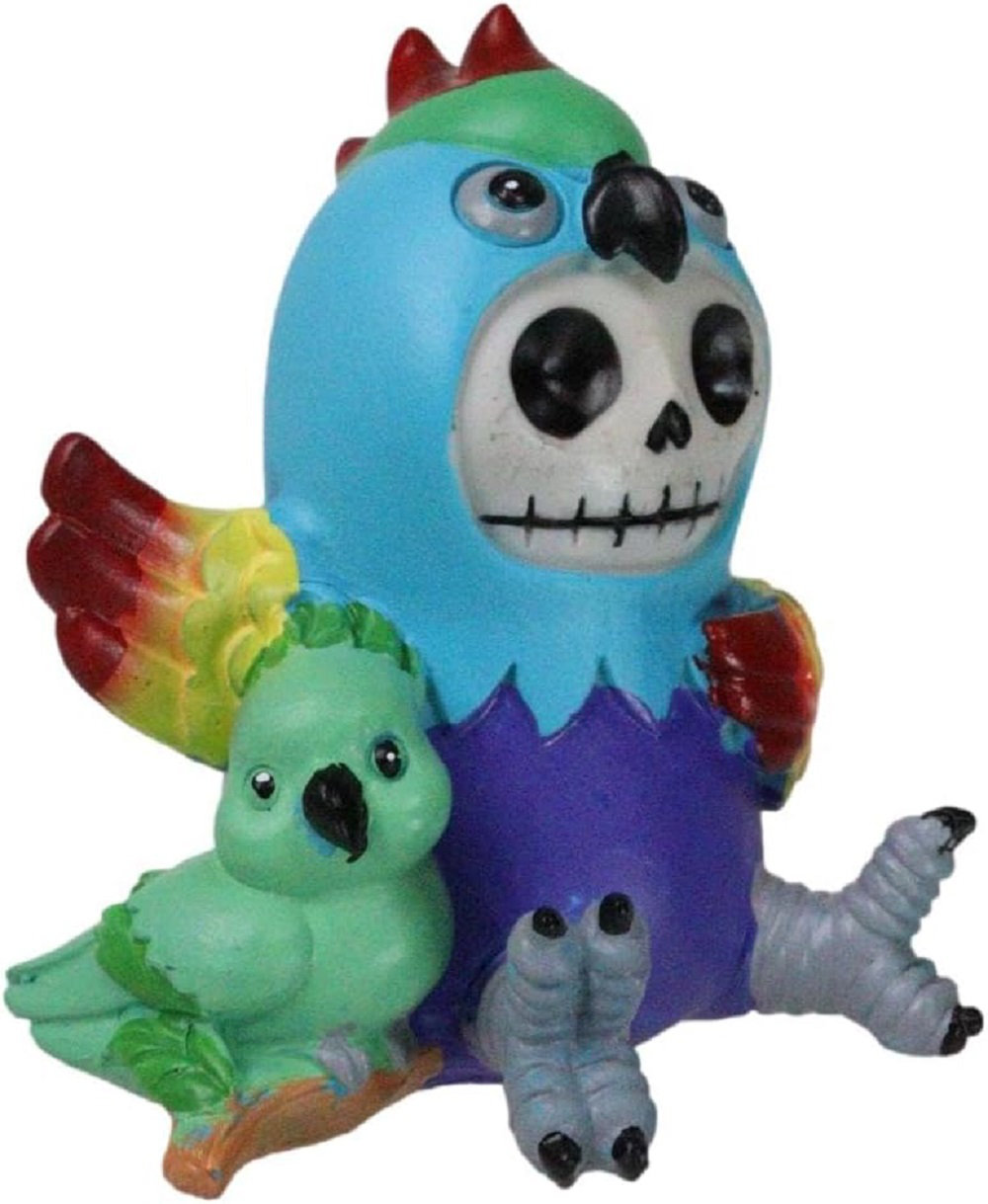Dakota Fields Furrybones Rio Polly The Blue Macaw Parrot Bird Skeleton ...