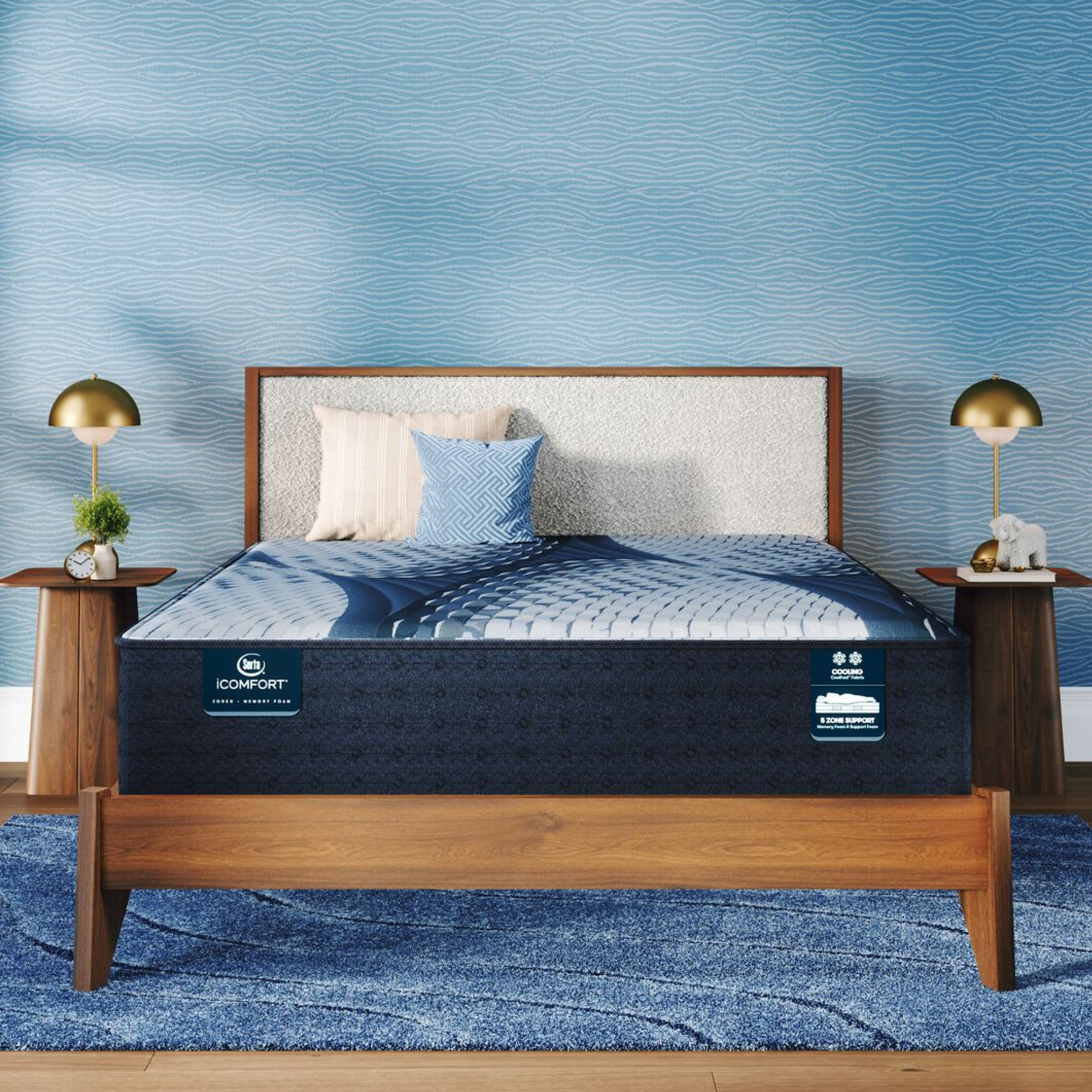 Serta iComfort Iona Plush 13" Mattress & Reviews | Wayfair