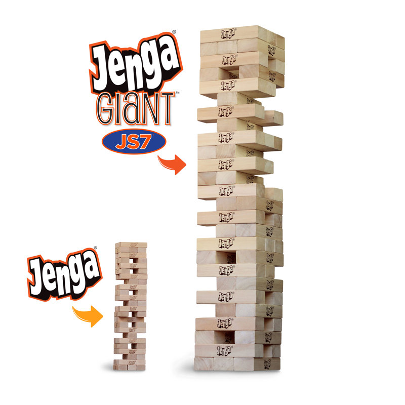 Jenga® Giant™ JS7™ Hardwood Game & Reviews - Wayfair Canada