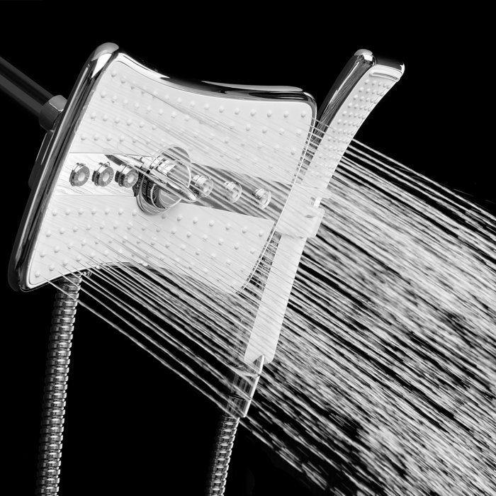 AKDY Massage/Jet Dual Shower Head & Reviews | Wayfair