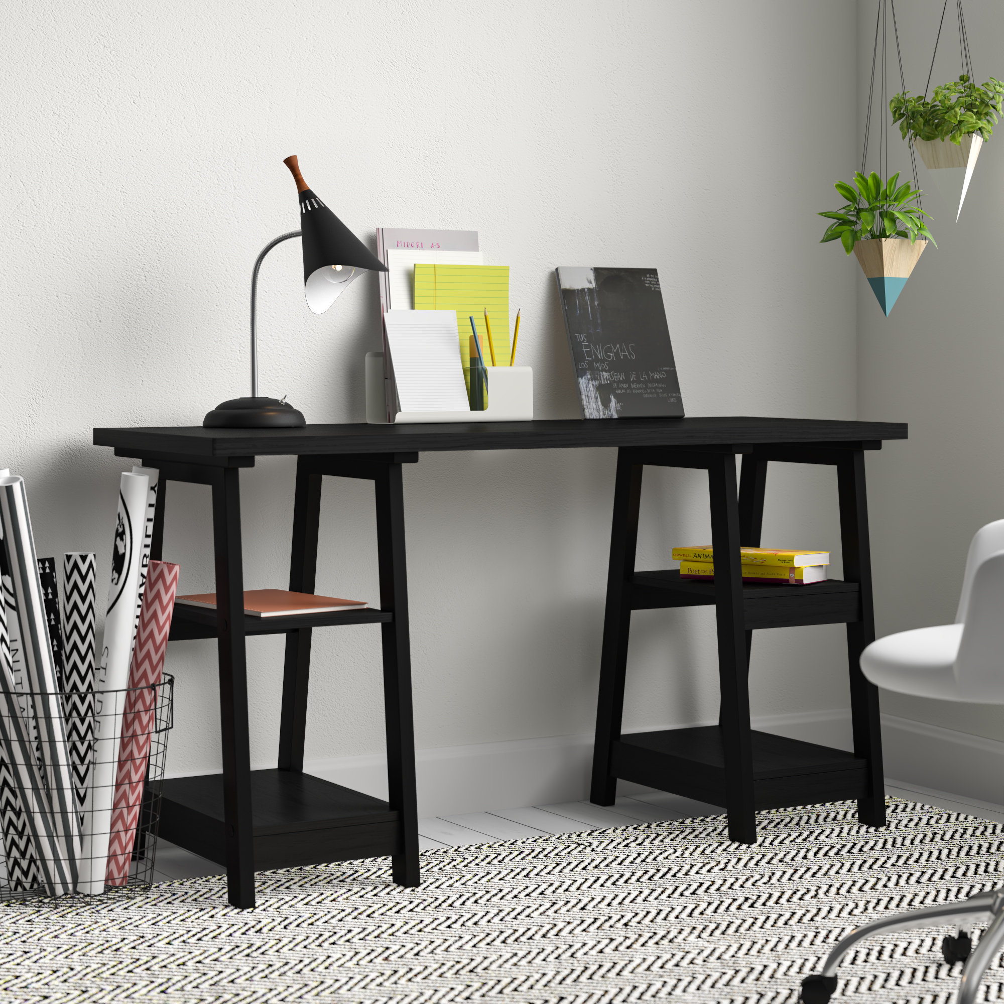 Ebern Designs Burke Reversible Computer Desk & Reviews | Wayfair