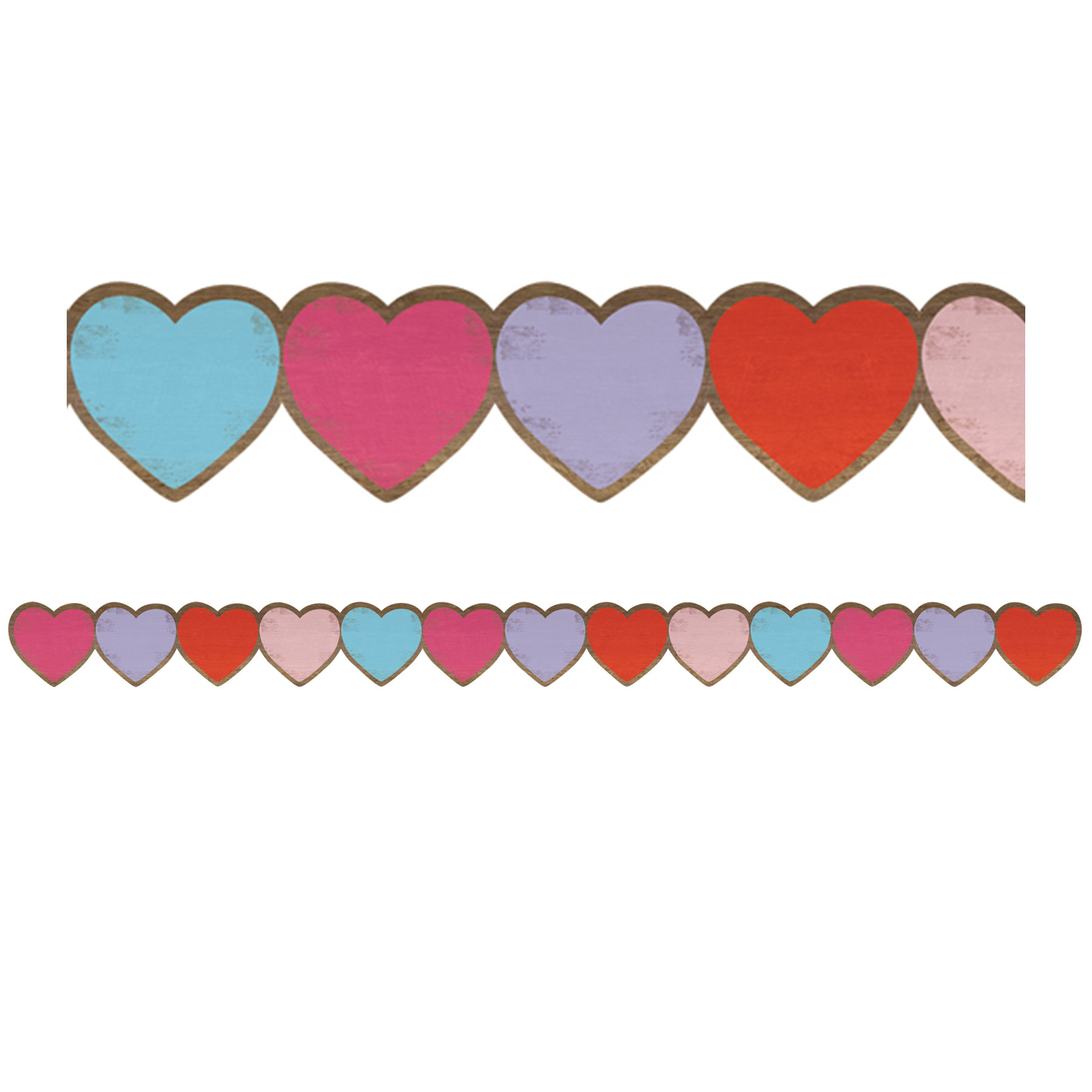 Teacher Created Resources Home Sweet Classroom Hearts Die-Cut Border ...