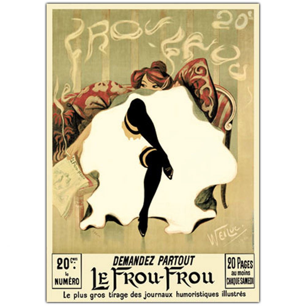 Trademark Art " Le Frou Frou " by Lucien Henri Weiluc | Wayfair