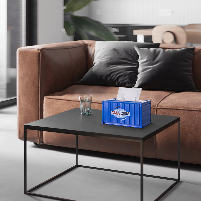 EP Designlab LLC Iron Shipping Container Tissue Box Cover | Wayfair