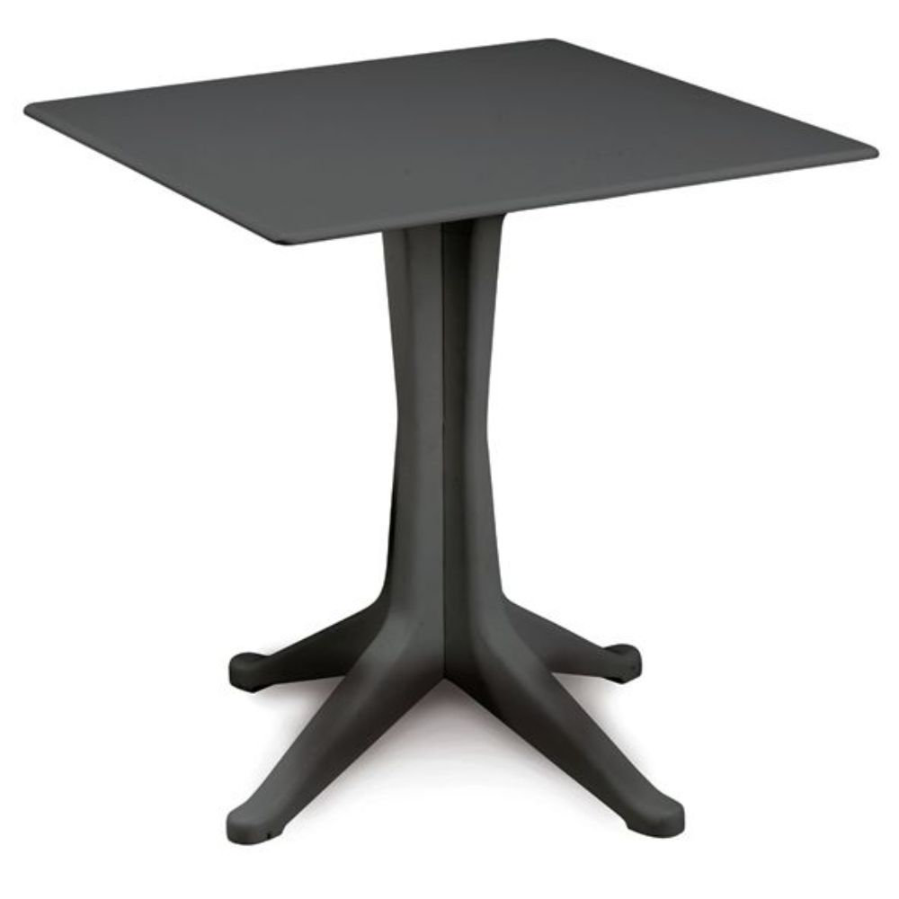 Tarrison Patio Perfection Simplistic Dining Plastic Dining Table ...