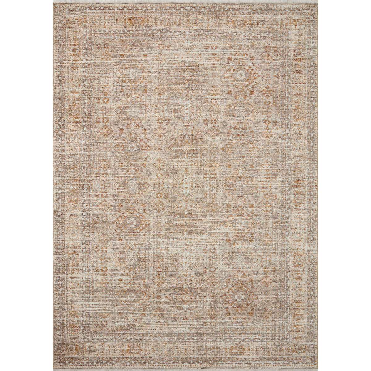 Angela Rose x Loloi Blake Oatmeal / Spice Area Rug & Reviews | Wayfair