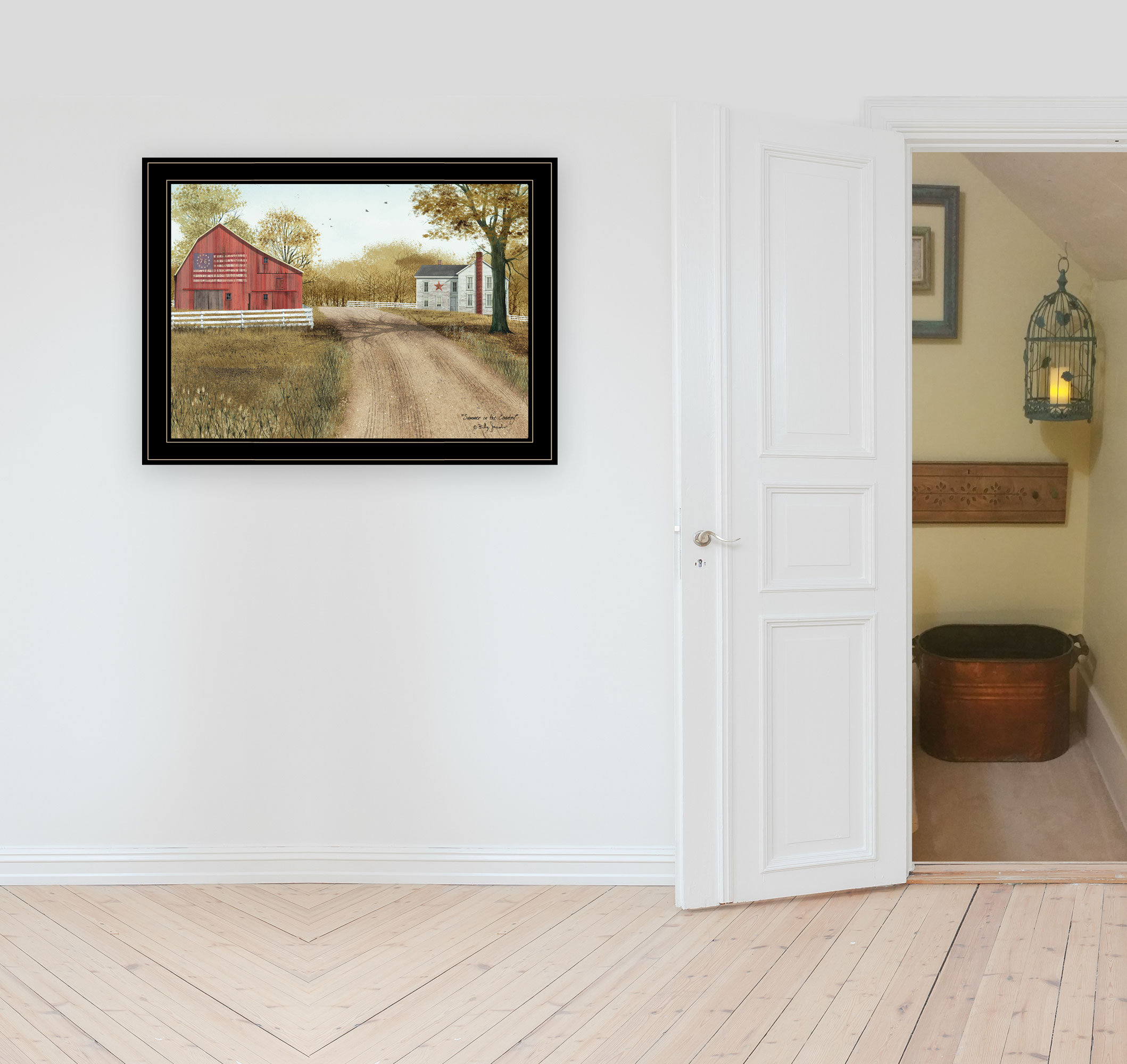 Gracie Oaks Summer in the Country Framed Wall Art for Living Room, Home ...