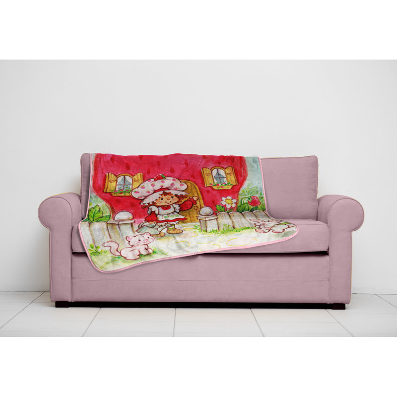 Strawberry Shortcake Berry Berry Silk Touch Throw Blanket | Wayfair