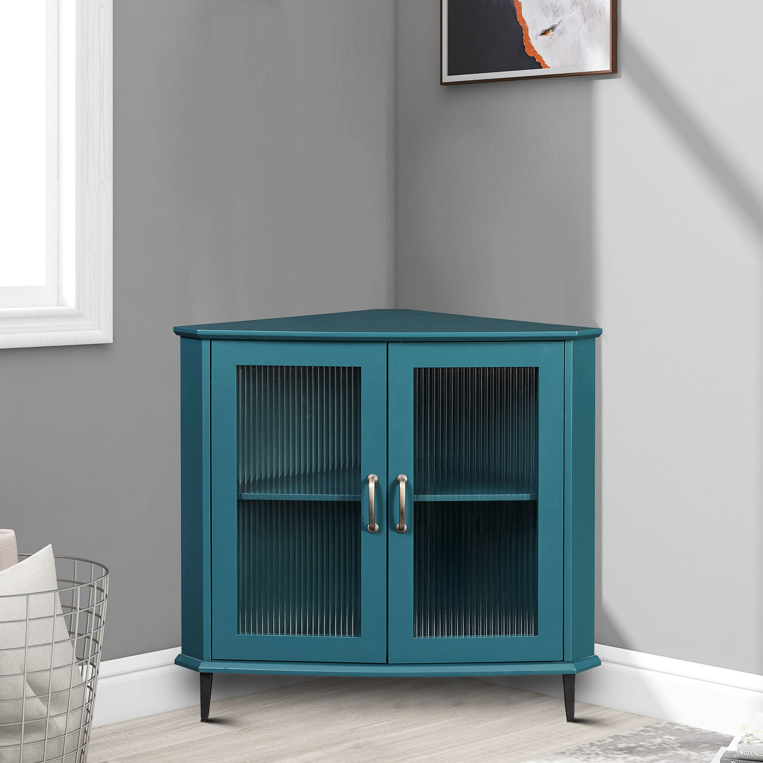 Latitude Run® Accent Corner Cabinet - Wayfair Canada