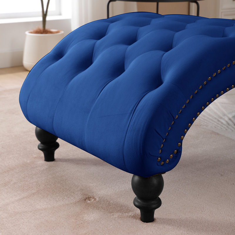 Alcott Hill® Velvet Chaise Lounge | Wayfair
