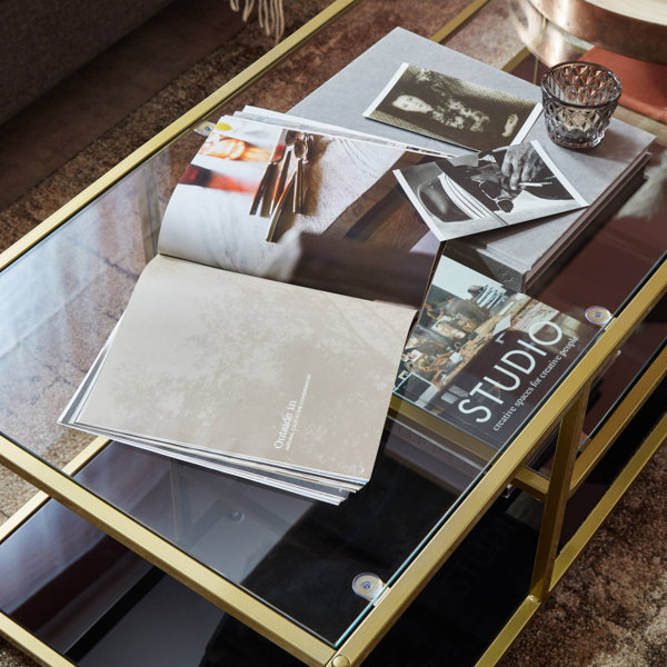Etta Avenue Adamo Frame Coffee Table with Storage & Reviews | Wayfair.co.uk