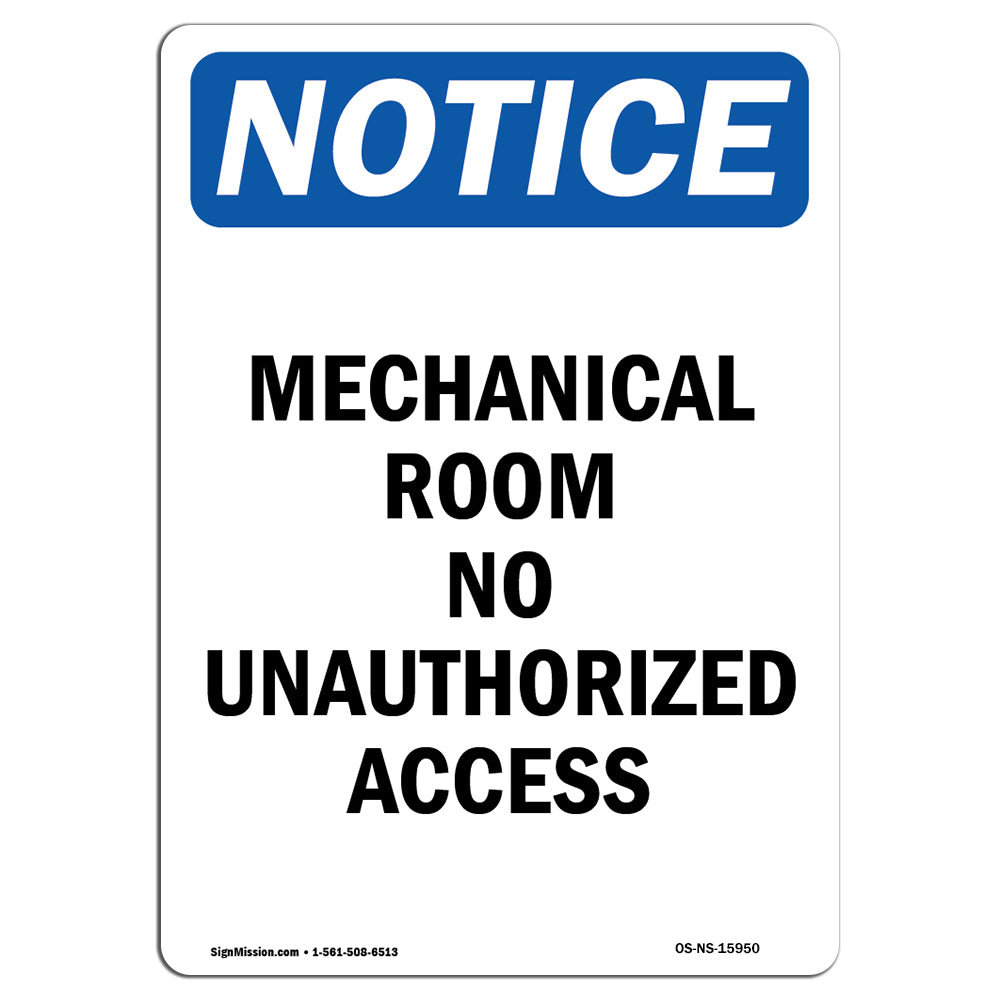 SignMission No Unauthorized Access Sign | Wayfair