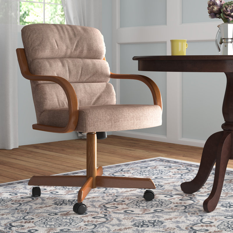 Caster Chair Company Hamilton Swivel & Tilt Caster Dining Arm Chair ...