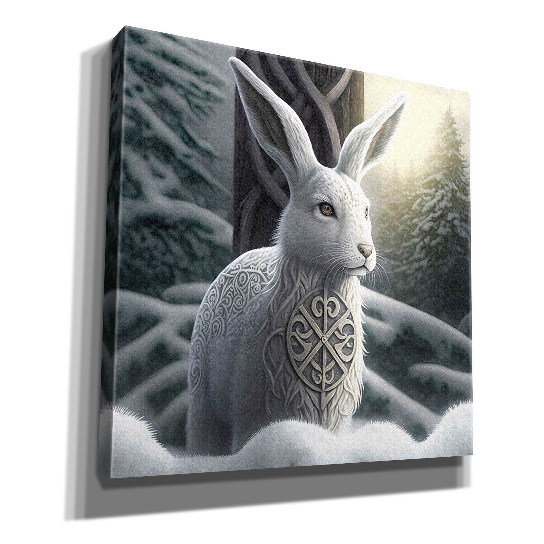 Millwood Pines 'White Celtic Hare Spirit Animal' by The Golden Valley ...