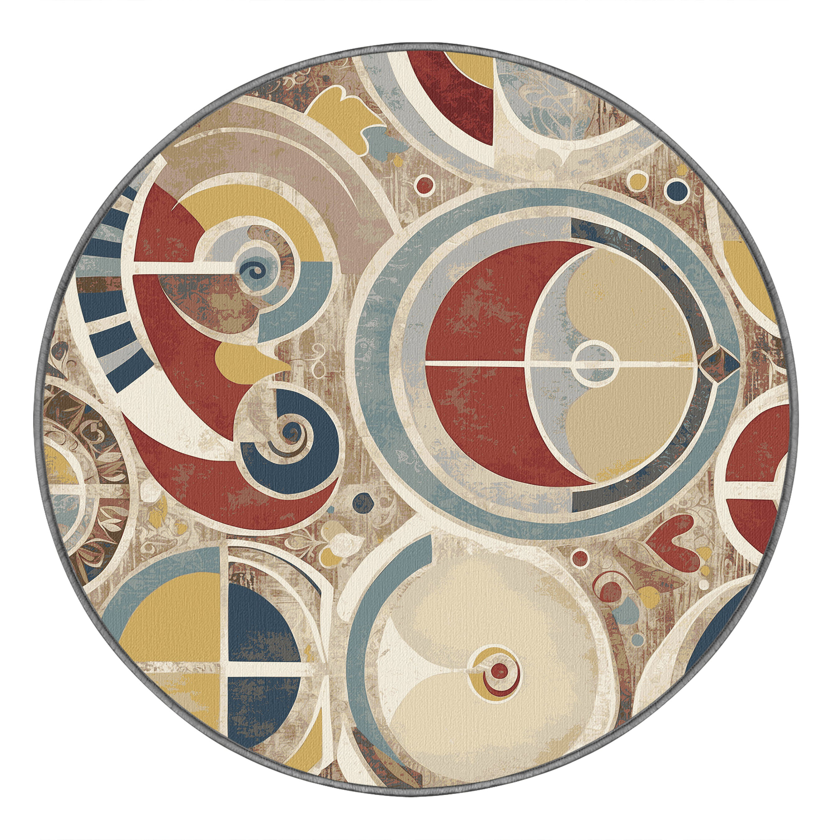 Winston Porter Lively Spin Rug | Wayfair
