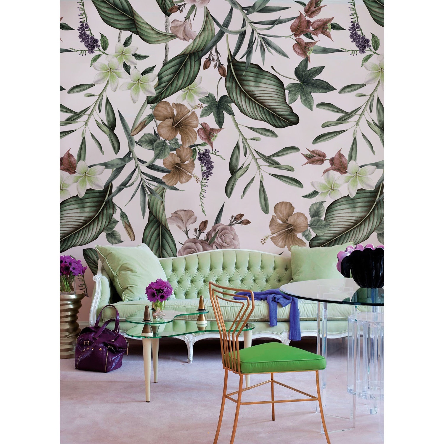 17 Stories Konen Flowers Wallpaper | Wayfair.ie